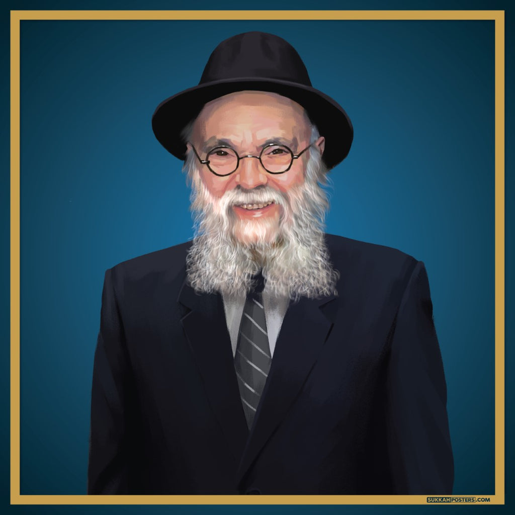R' Avrohom Pam Sukkah Poster – Sukkahposters.com