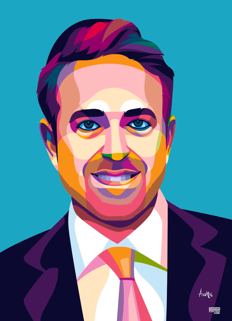 R' Sruly Bornstein Colorful Sukkah Poster – Sukkahposters.com